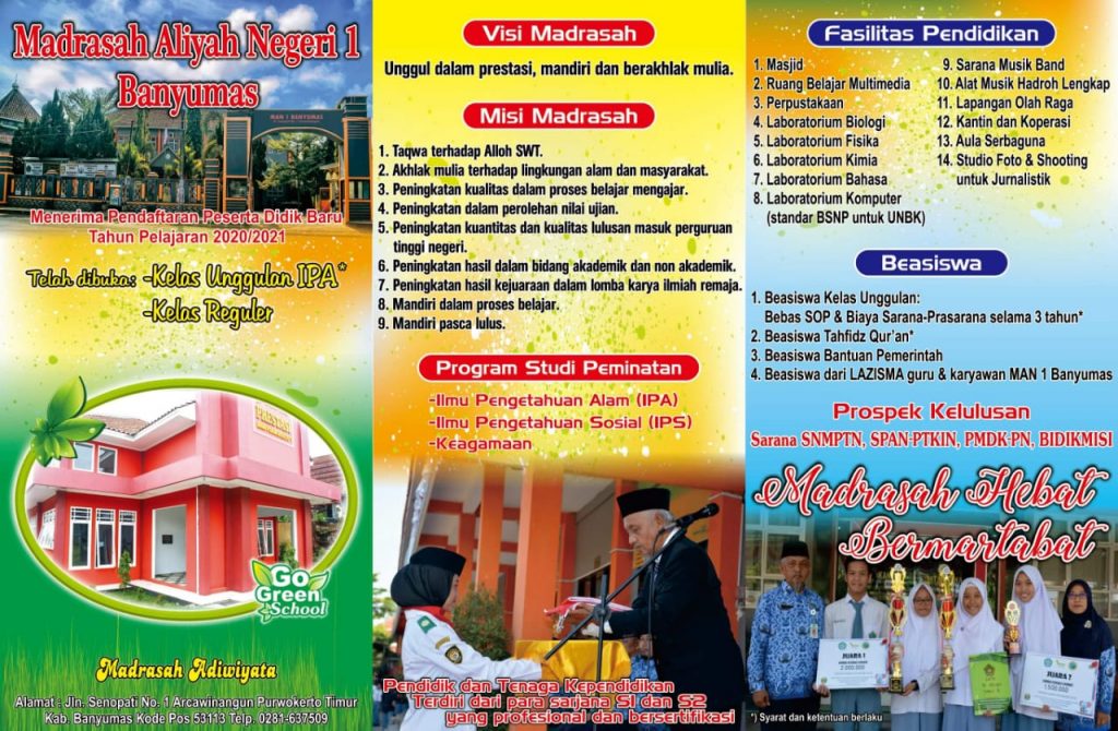Formulir PPDB MAN 1 Banyumas Tahun Pelajaran 2020/2021 - Madrasah ...